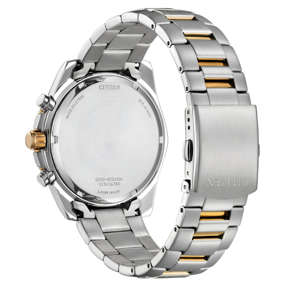 Buy Citizen Classic Chronograph Quartz Rose Gold Dial Men's Watch ...