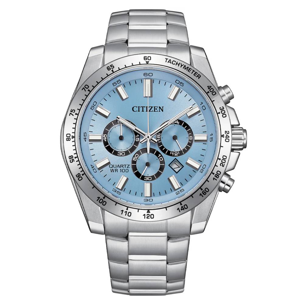 Buy Citizen Classic Chronograph Quartz Blue Dial Men's Watch (AN8230 ...